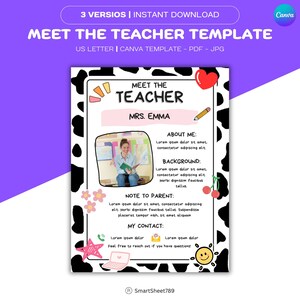 Editable Meet the Teacher Template: Back to School Welcome Letter ...