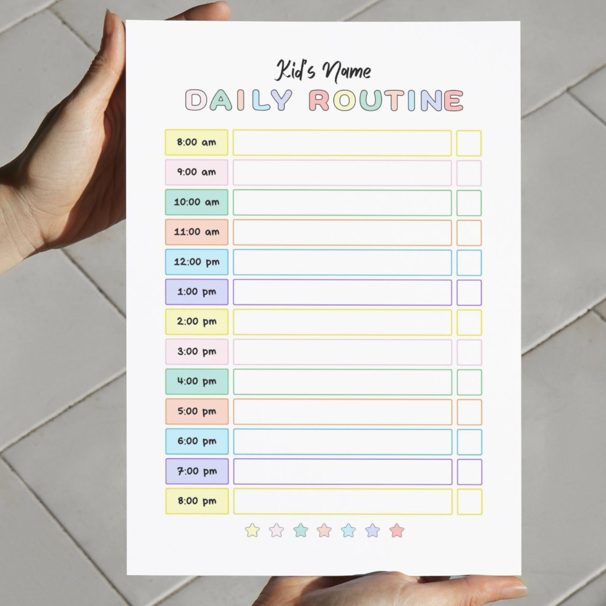 Kids Daily Routine, Routine Chart, Kids Planner, Homeschool, Preschool ...