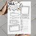 All About Me Poster: First Day of School Printable (editable PDF & JPG ...