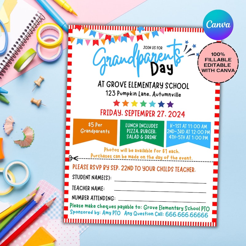 Grandparents Day Invitation - Etsy