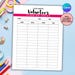 Editable PTO PTA Volunteer Sign up Sheet (printable PDF) - Etsy