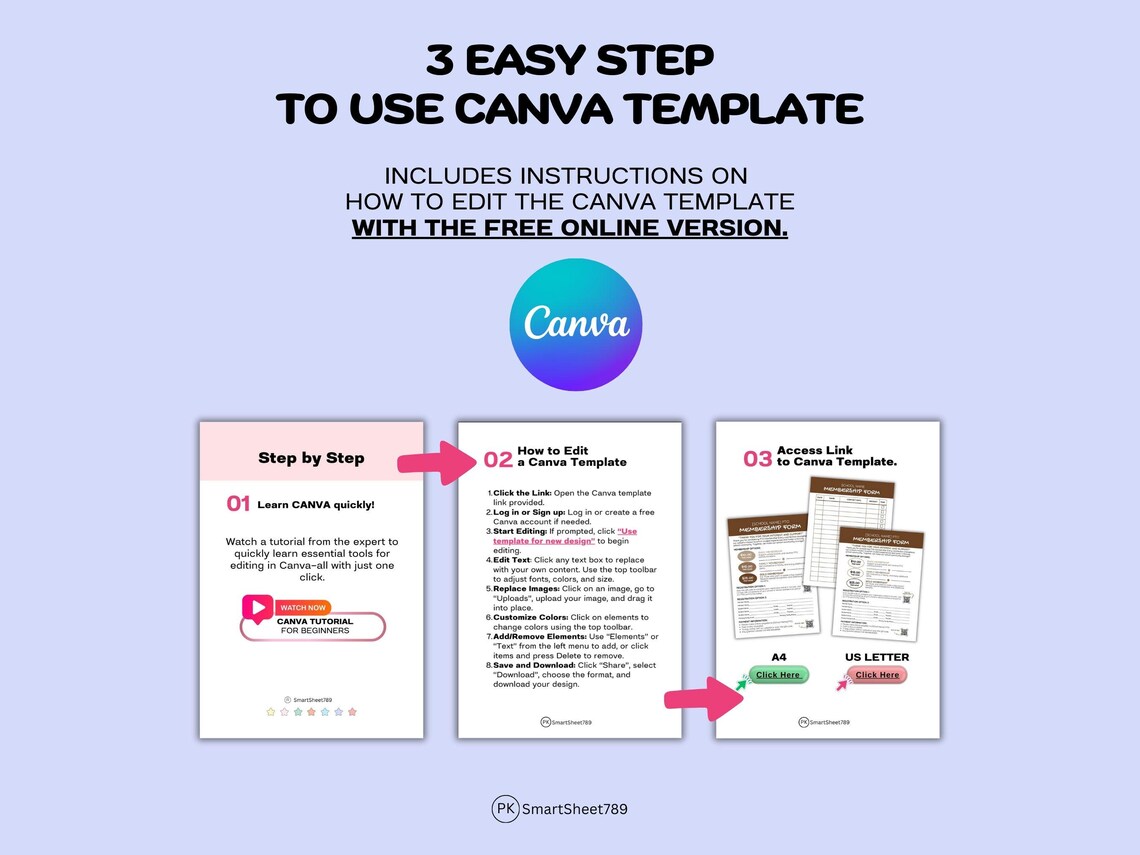 Editable PTO PTA Membership Form Flyer Template (digital Download) - Etsy