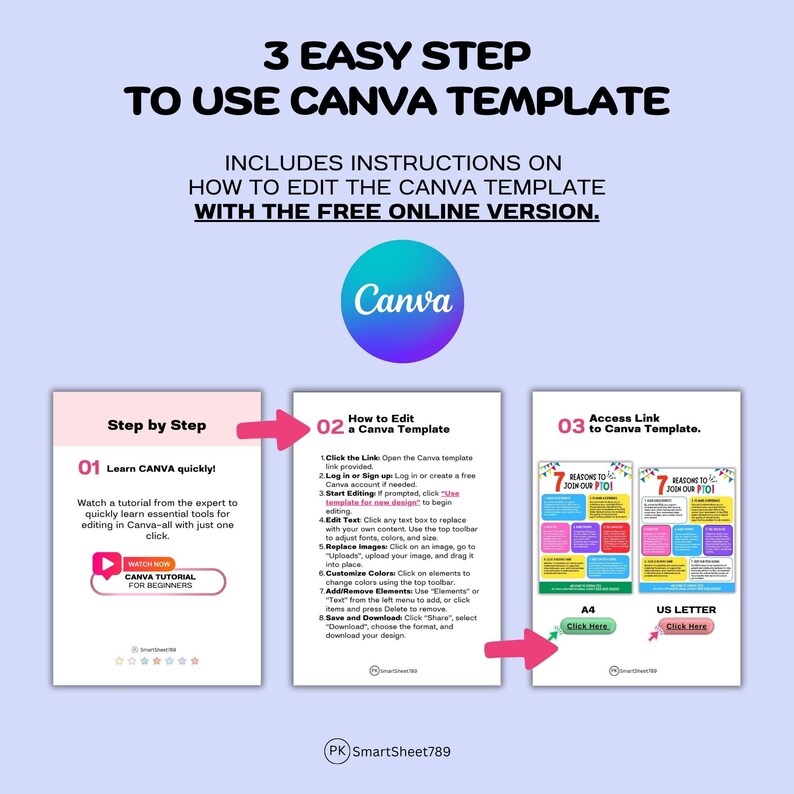 Editable Join PTA Flyer Template: School Volunteer Recruitment (canva ...