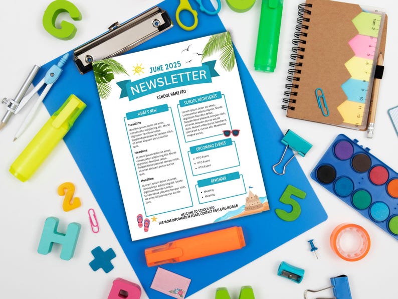 Editable Classroom Newsletters Monthly Weekly Templates for Parent ...