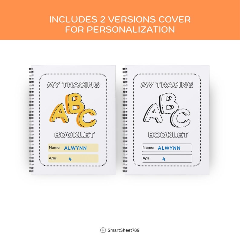 A-Z Tracing Worksheet for Preschool, Kids Practice, Alphabet Workbook ...