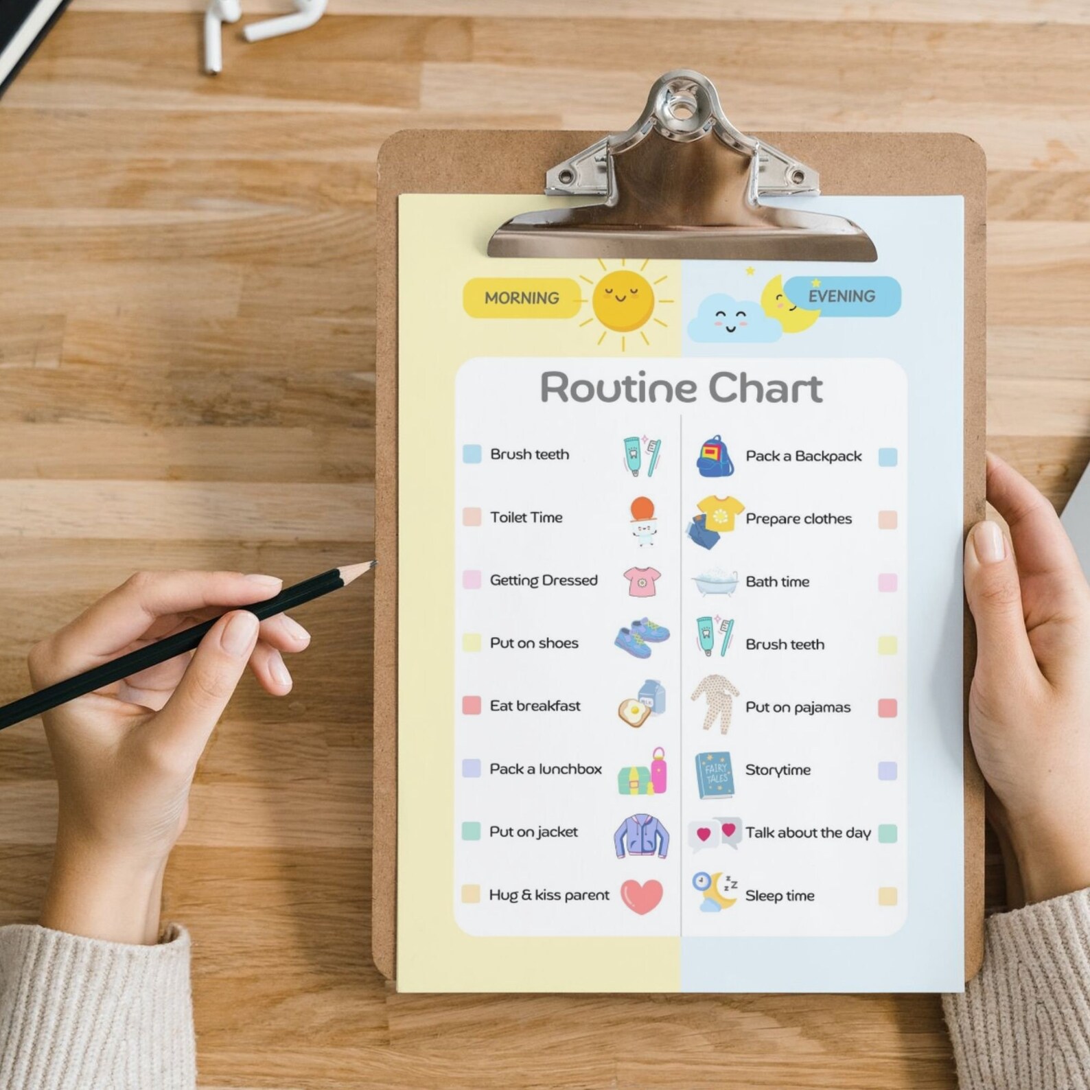 Preschool Routine Chart, Chore Chart, Bedtime Routine for Kids, Morning ...