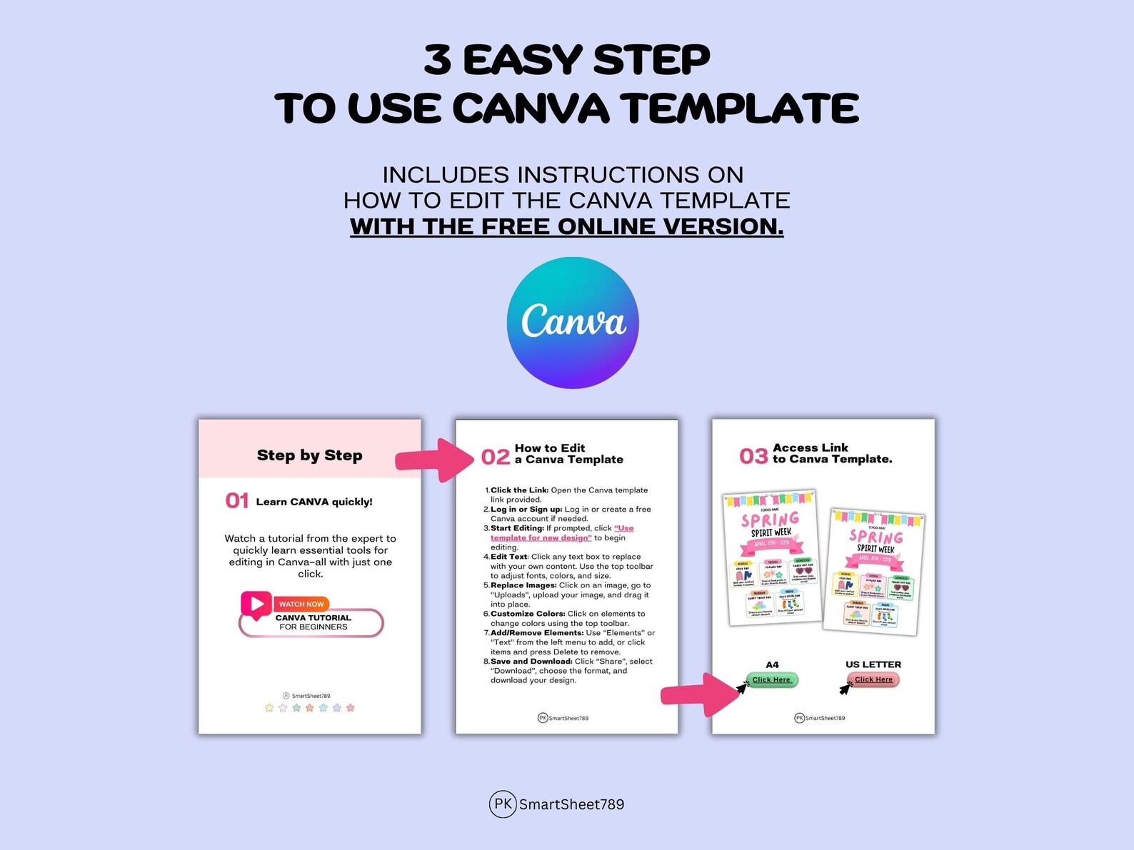 Editable Spring Spirit Week Flyer Canva Template, School Spirit ...