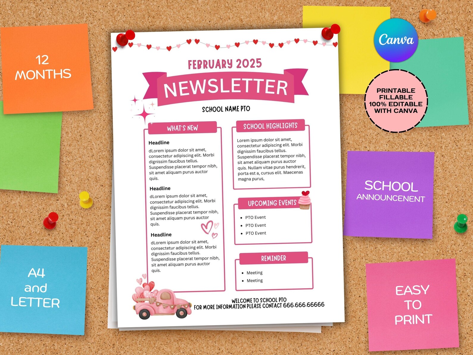 Editable Classroom Newsletters Monthly Weekly Templates for Parent ...