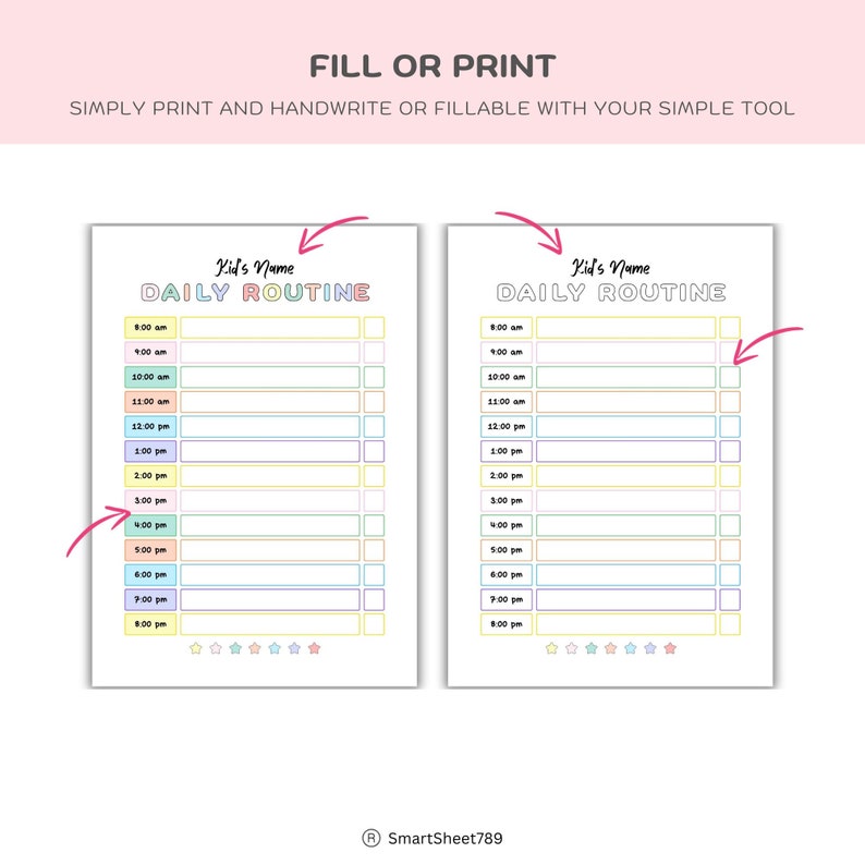 Kids Daily Routine, Routine Chart, Kids Planner, Homeschool, Preschool ...