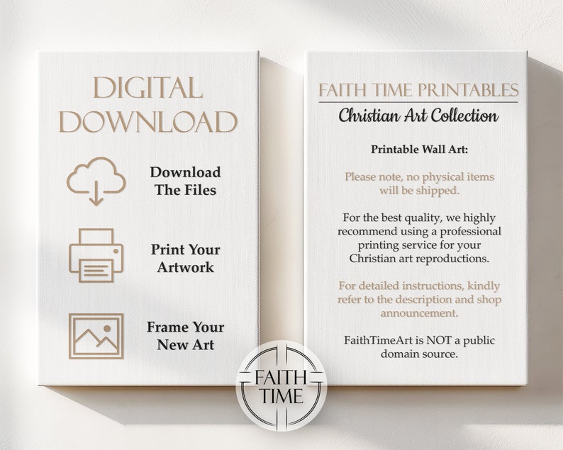 Moses Recieving the Ten Commandments Wall Art Digital Download Biblical ...