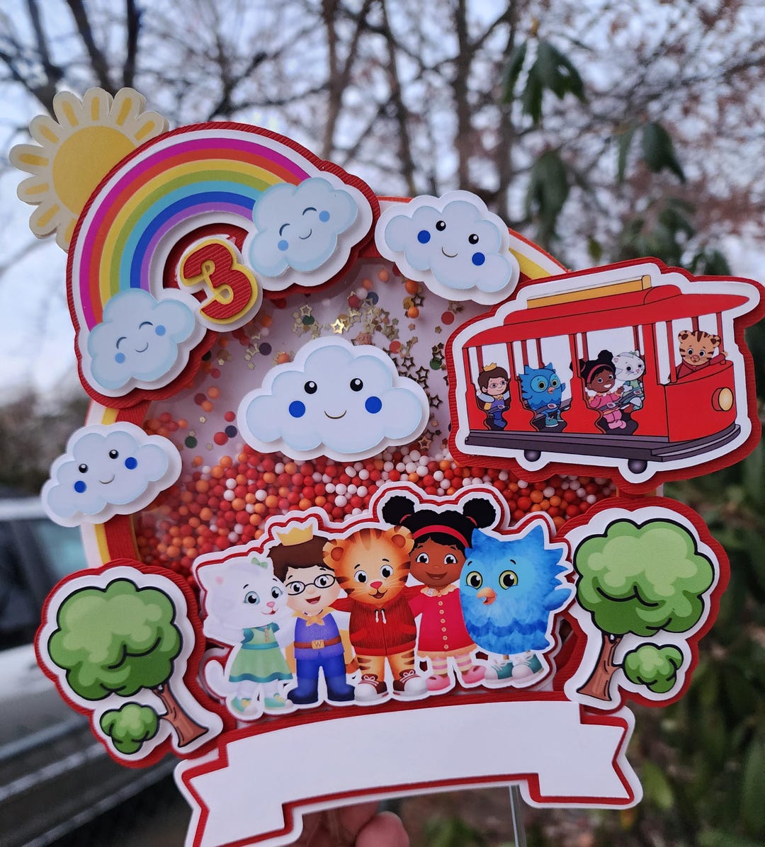 Cake Topper Dani### Decoration for Tige### Birthday Add Name, Age ...