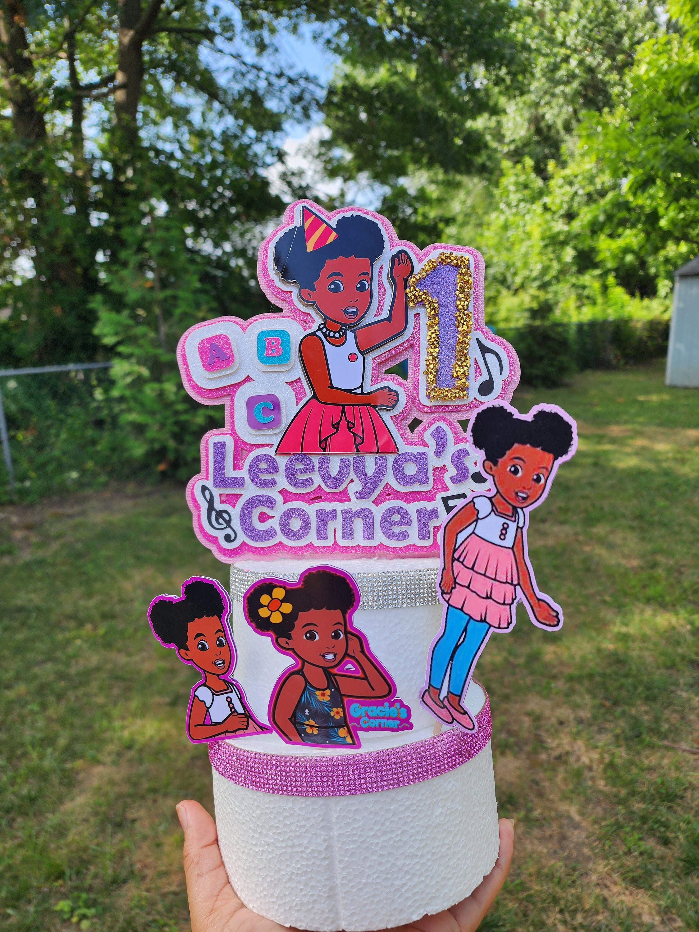 Cake Topper Grace Corner's Decoration for Party Birthday Cake ...