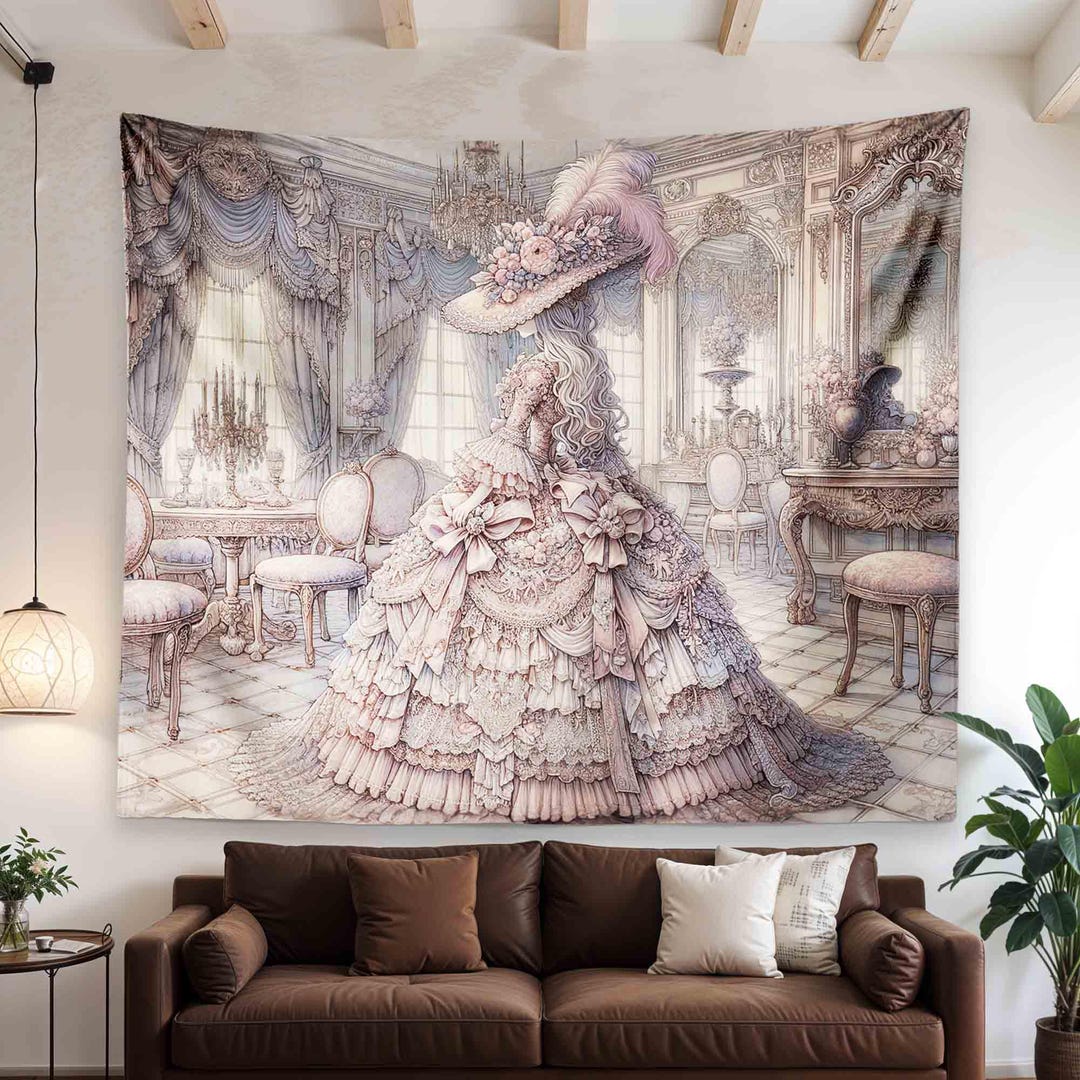 Art Print Rococo Painting Wall Decor Wall Art Hanging Tapestries,for ...