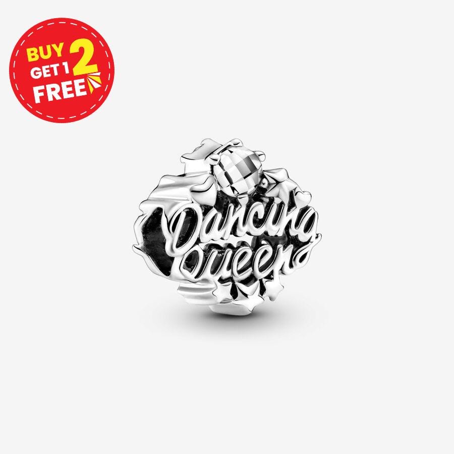 Pandora Openwork Dancing Queen Charm, Silver Charm, Charm for Bracelet ...