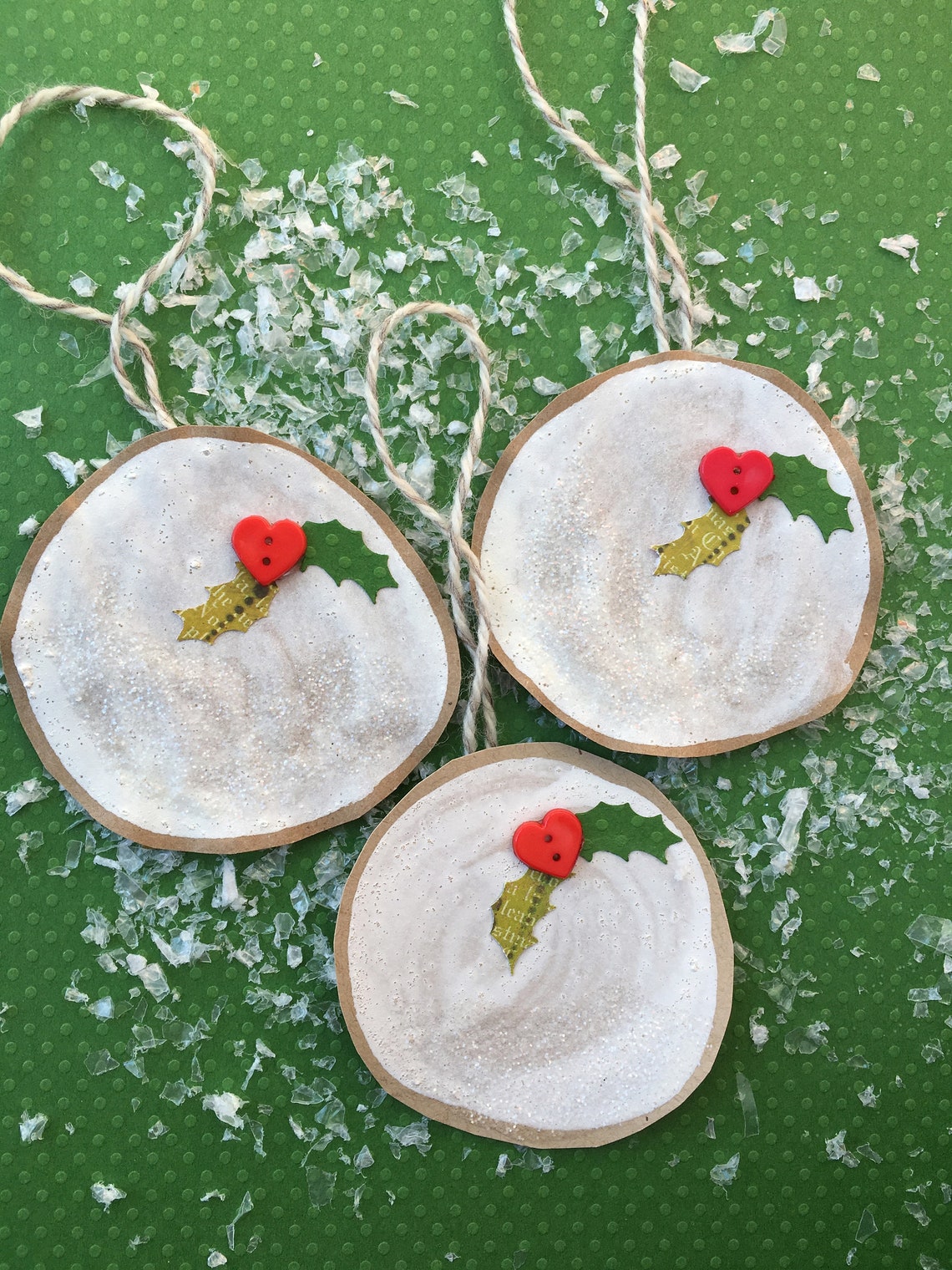 Handmade Snowball Christmas Ornaments | Snowball Christmas Ornaments ...