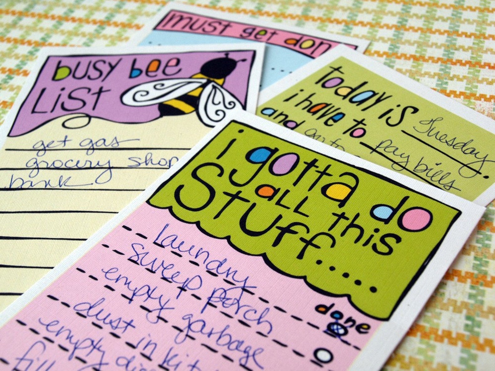 To Do Lists Printable Pdf Busy Bee Etsy