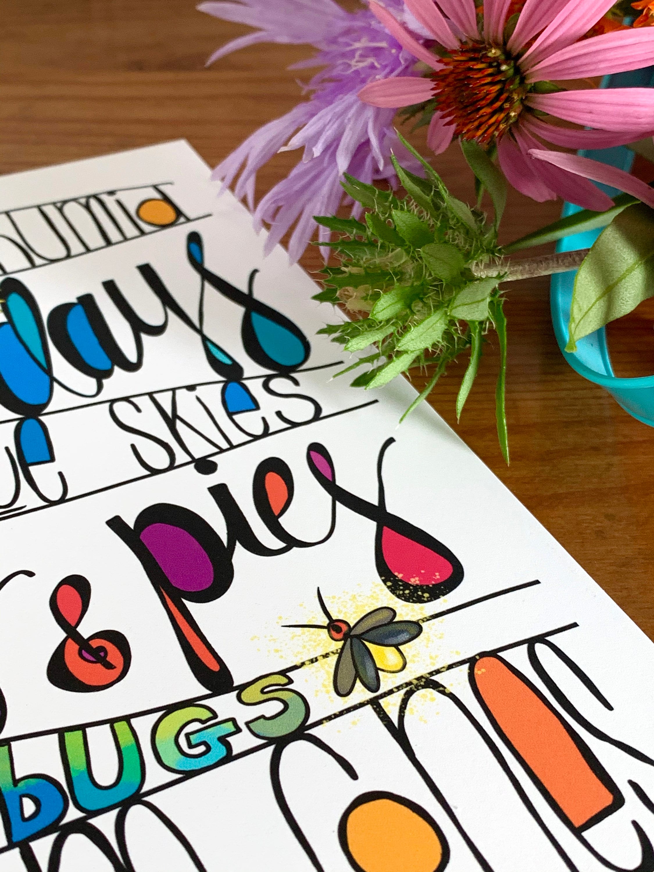 Summer Art Print Summer Digital Art Print - Etsy