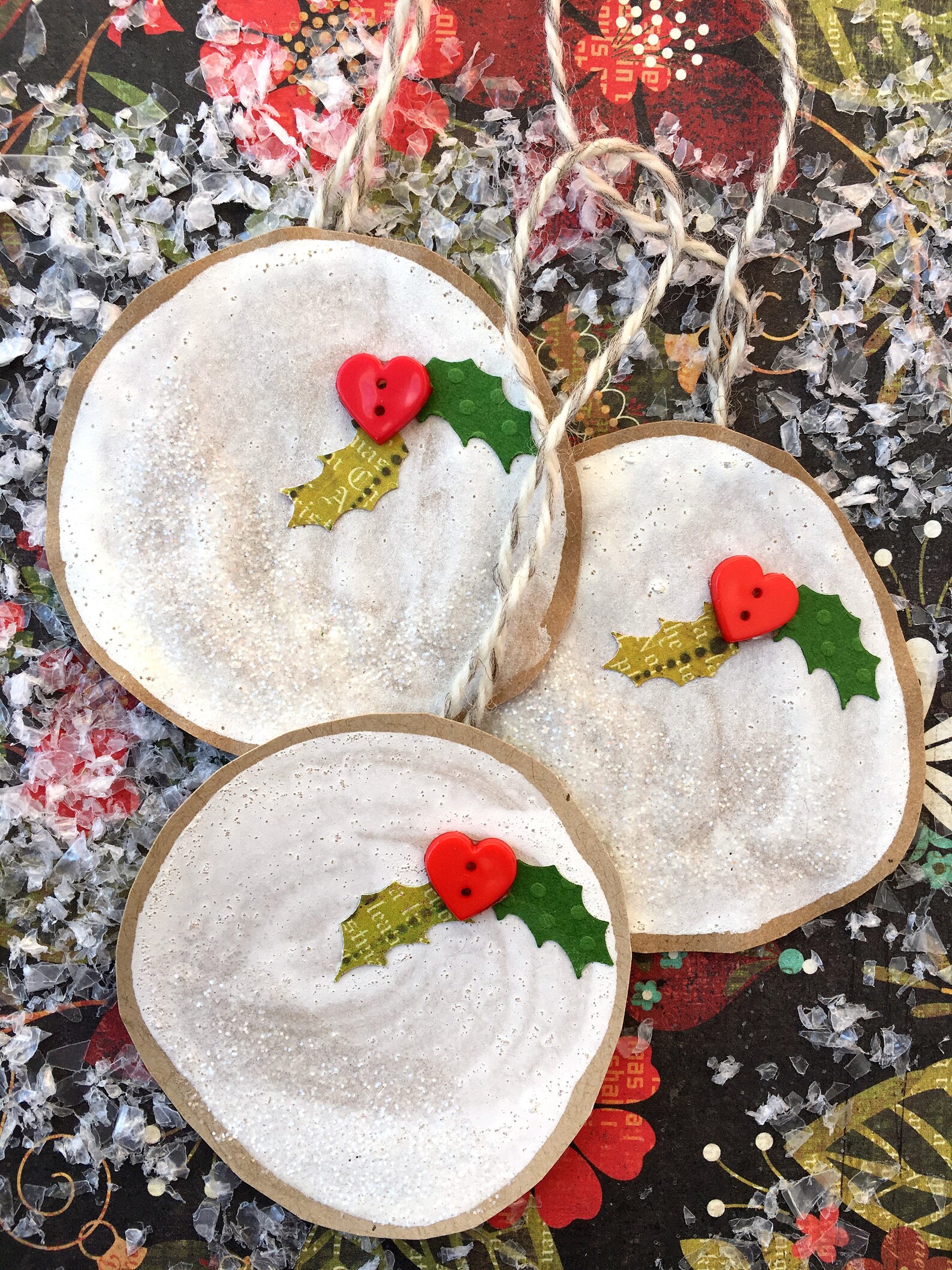 Handmade Snowball Christmas Ornaments | Snowball Christmas Ornaments ...