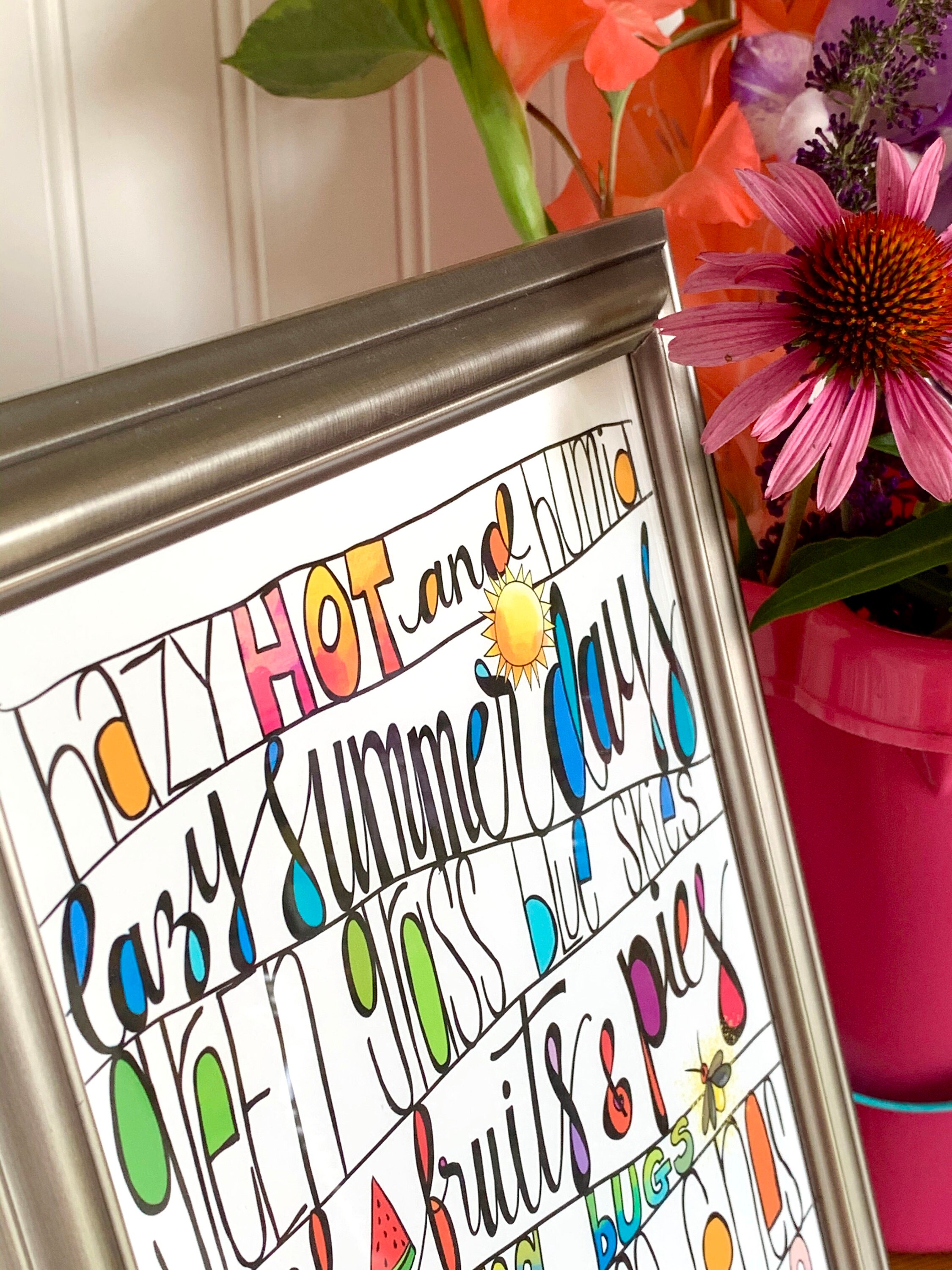 Summer Art Print Summer Digital Art Print - Etsy