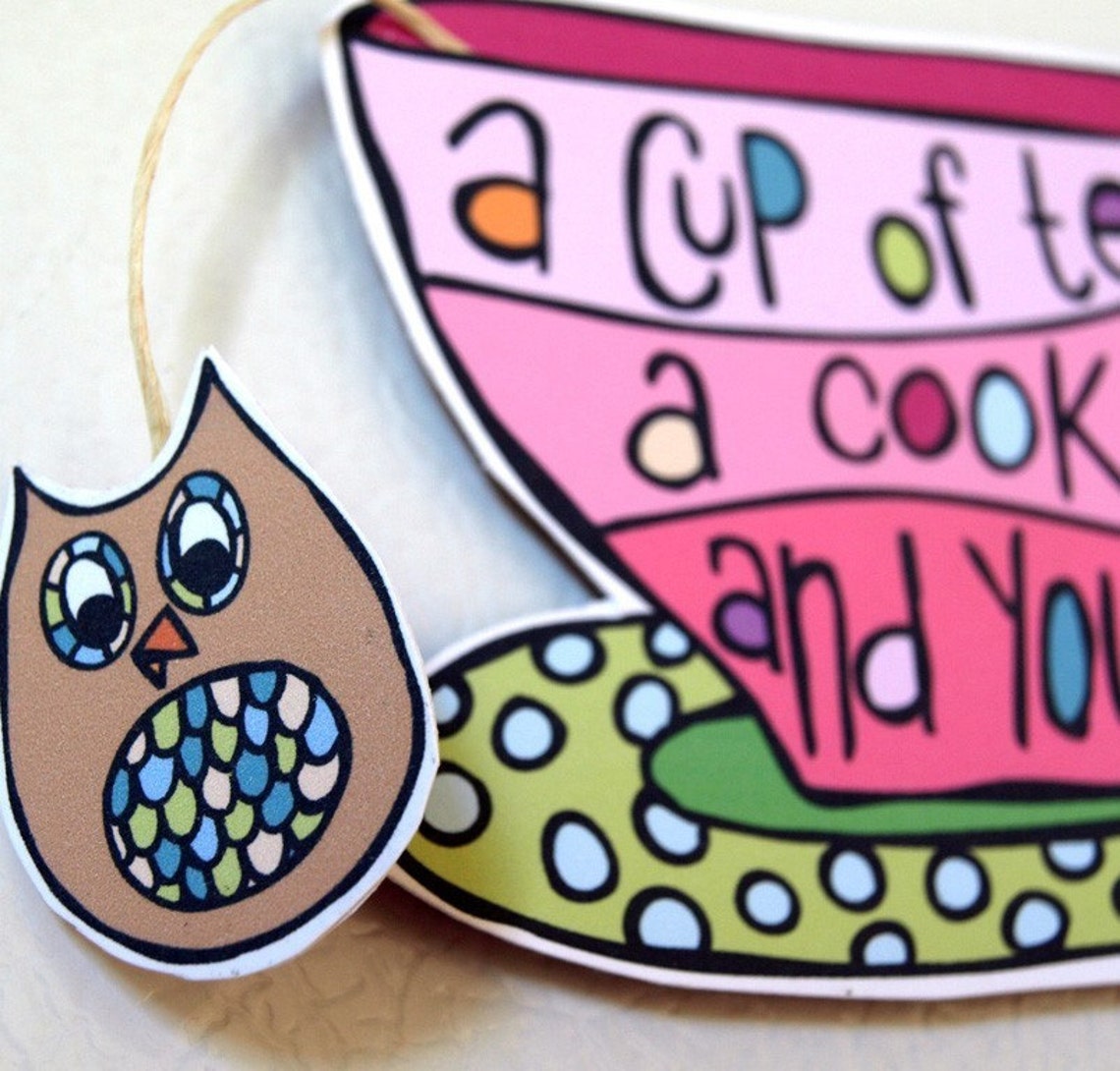 Refrigerator Magnet - A Cup of Tea - Etsy