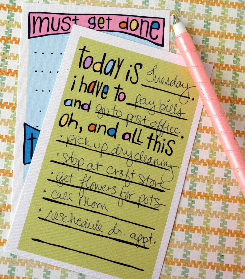 To Do Lists Printable Pdf Busy Bee - Etsy