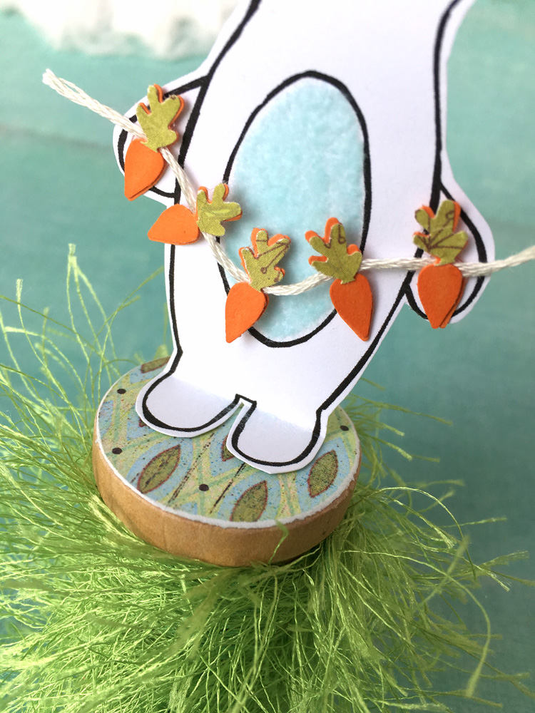 Bunny and Carrots Spring Decoration | Easter Decoration - Etsy