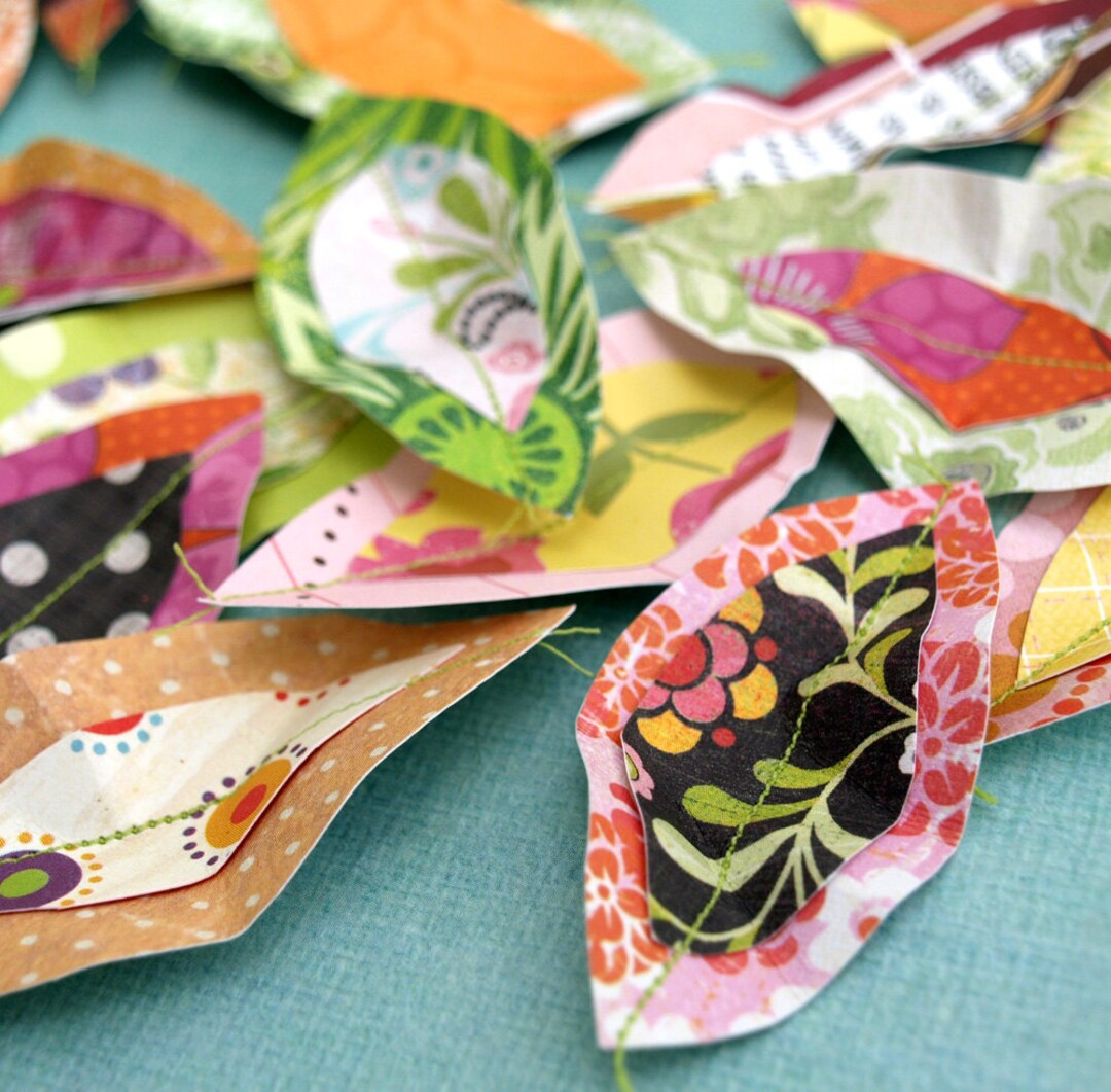 Paper Leaves | Paper Leaf Accents | Handmade Paper Leaves - Etsy