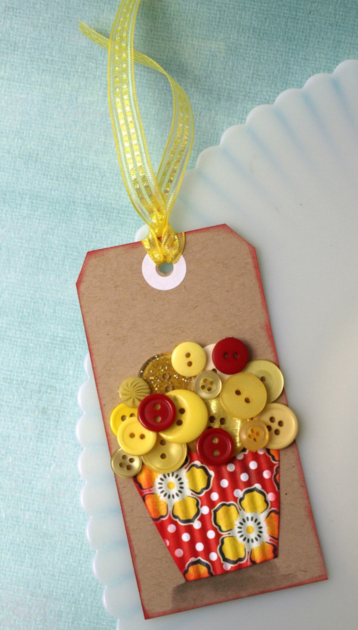 Cupcake Tag | Birthday Cupcake Tag - Etsy