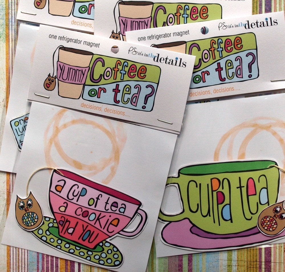 Refrigerator Magnet Coffee Cup Fill to Here Please - Etsy