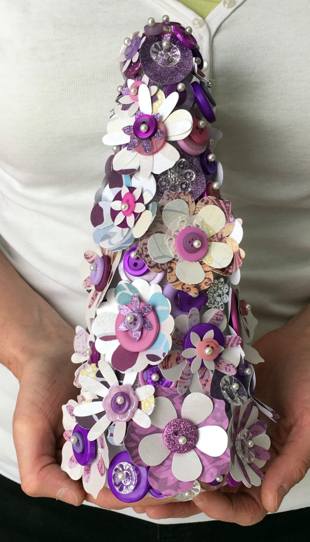 Paper Flower Topiary Centerpiece - Etsy