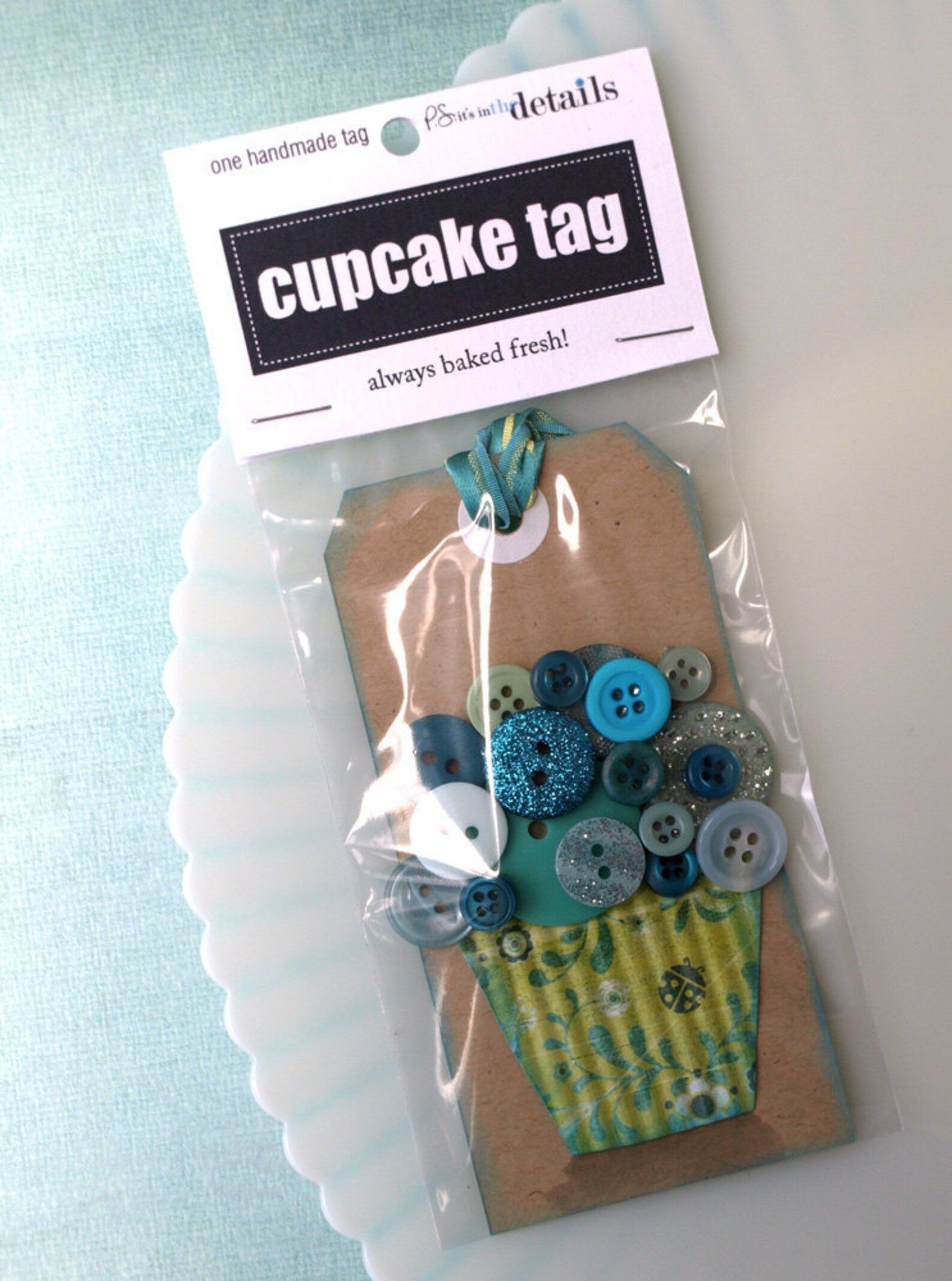 Cupcake Tag | Birthday Cupcake Tag - Etsy