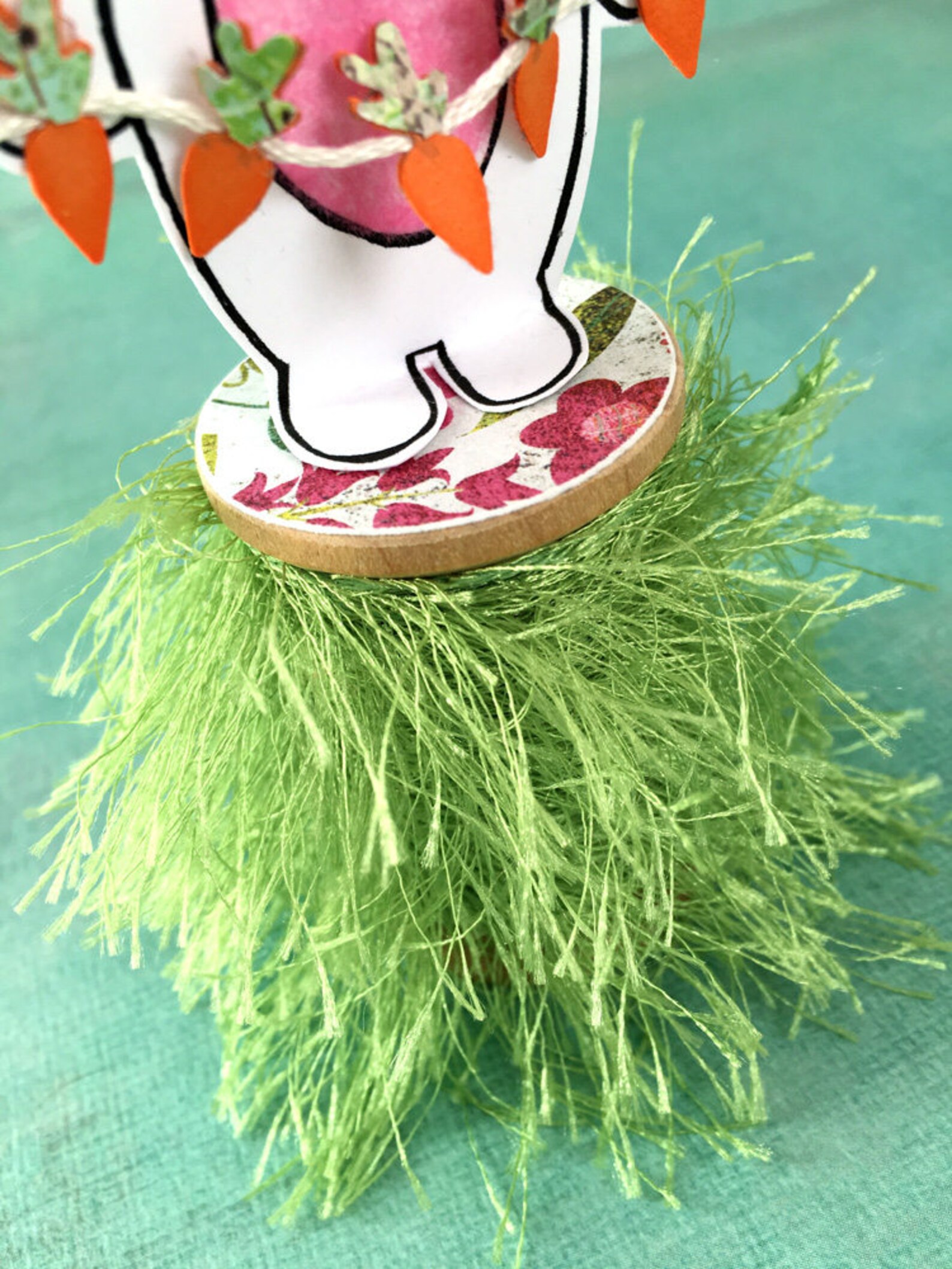 Bunny and Carrots Spring Decoration | Easter Decoration - Etsy