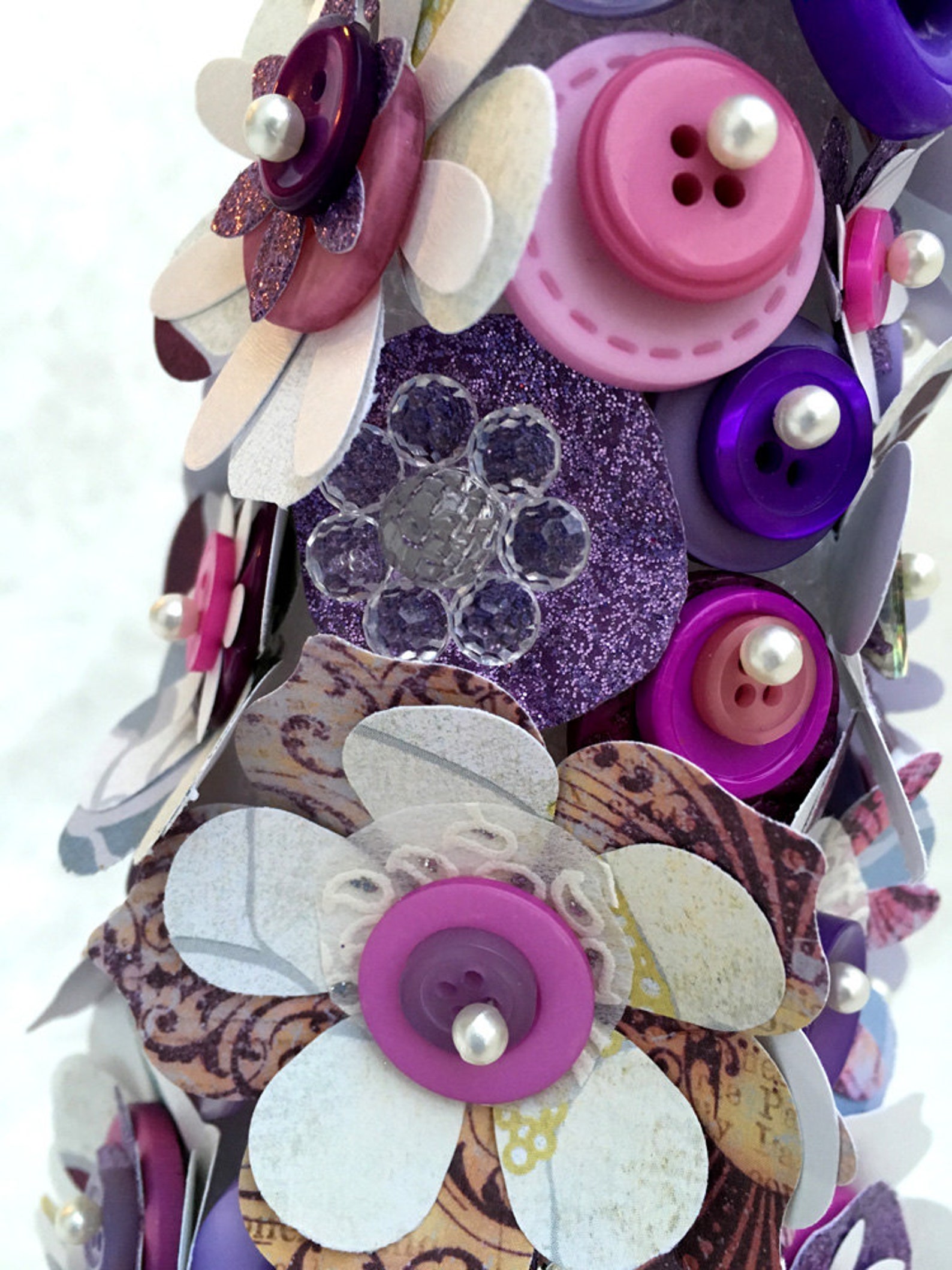 Paper Flower Topiary Centerpiece - Etsy