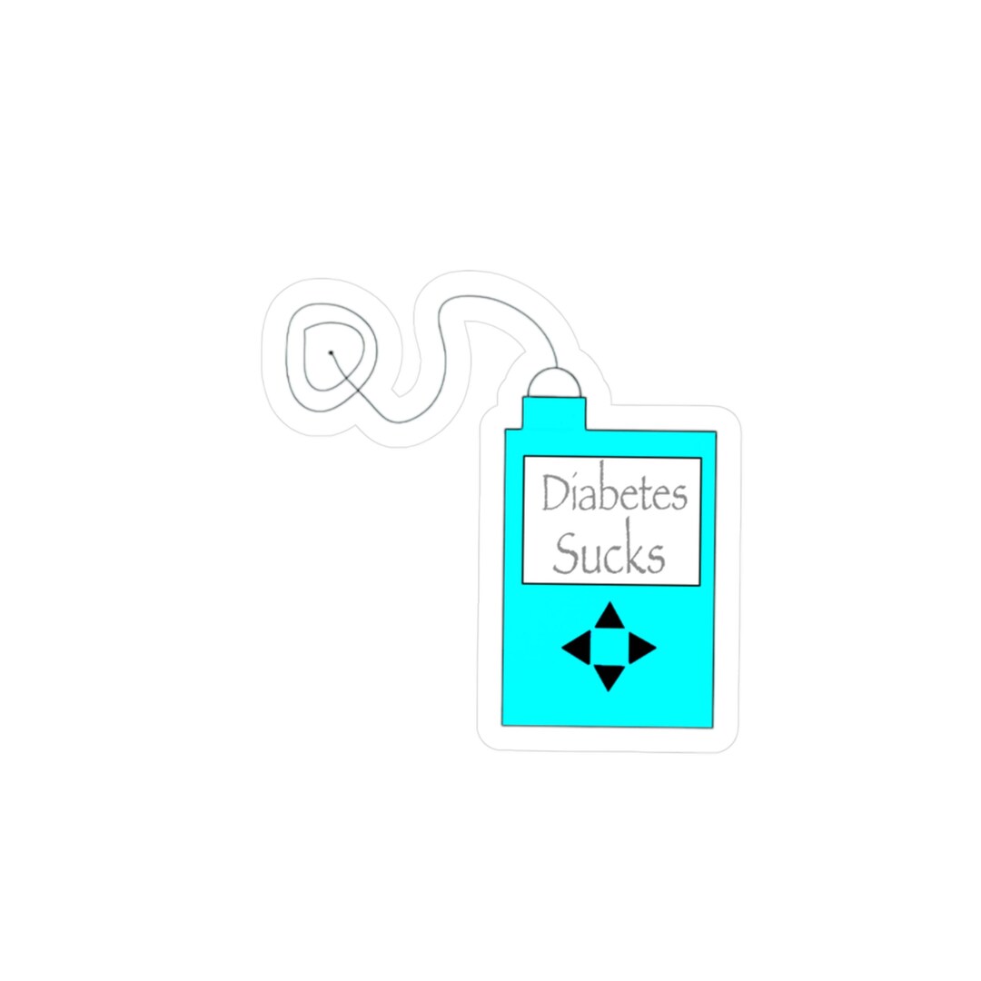 Teal Insulin Pump Vinyl Sticker - Etsy