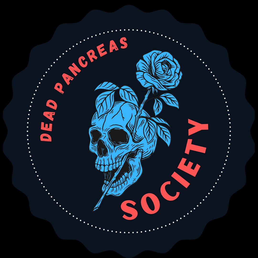 Dead Pancreas Society, Skeleton, Diabetes Stickers, T1D, T2D, Awareness ...