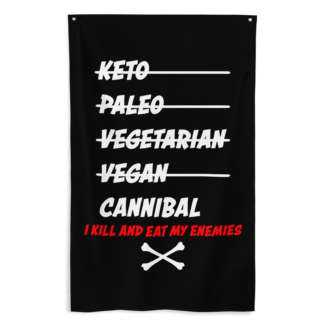 Cannibal Gym Flag - Etsy