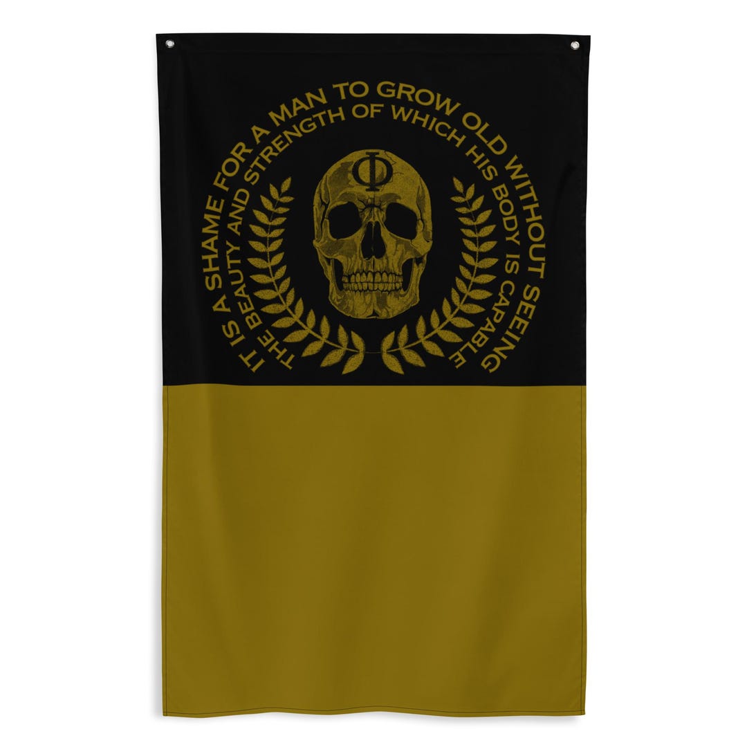 THE PHILOSOPHER Gym Flag - Etsy