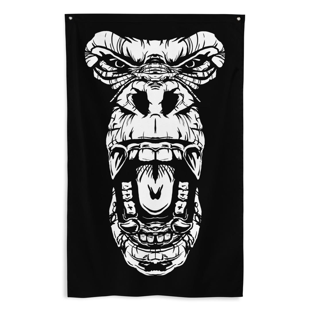 Gorilla Gym Flag - Etsy