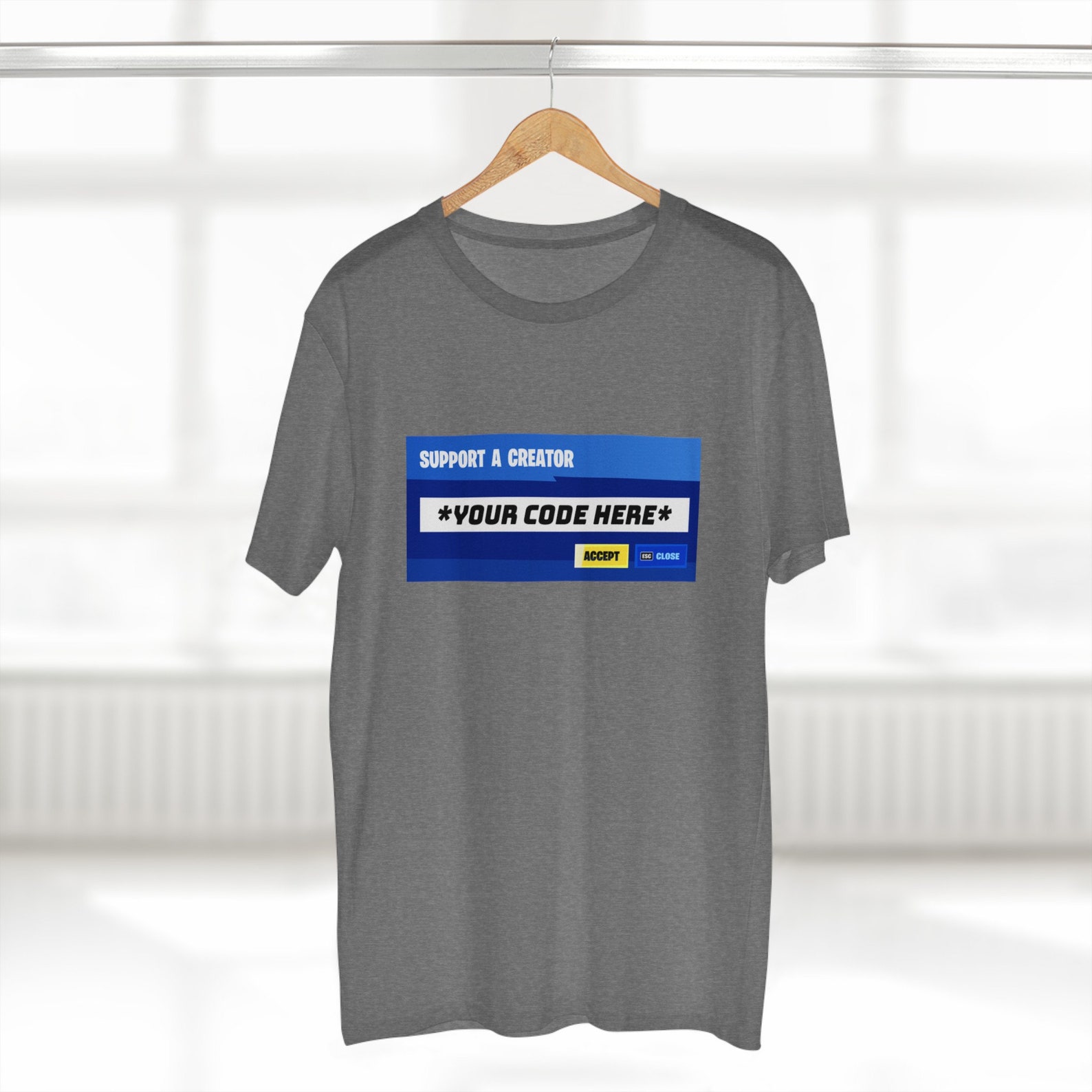 Personalised Support a Creator Men's Staple Tee - Etsy