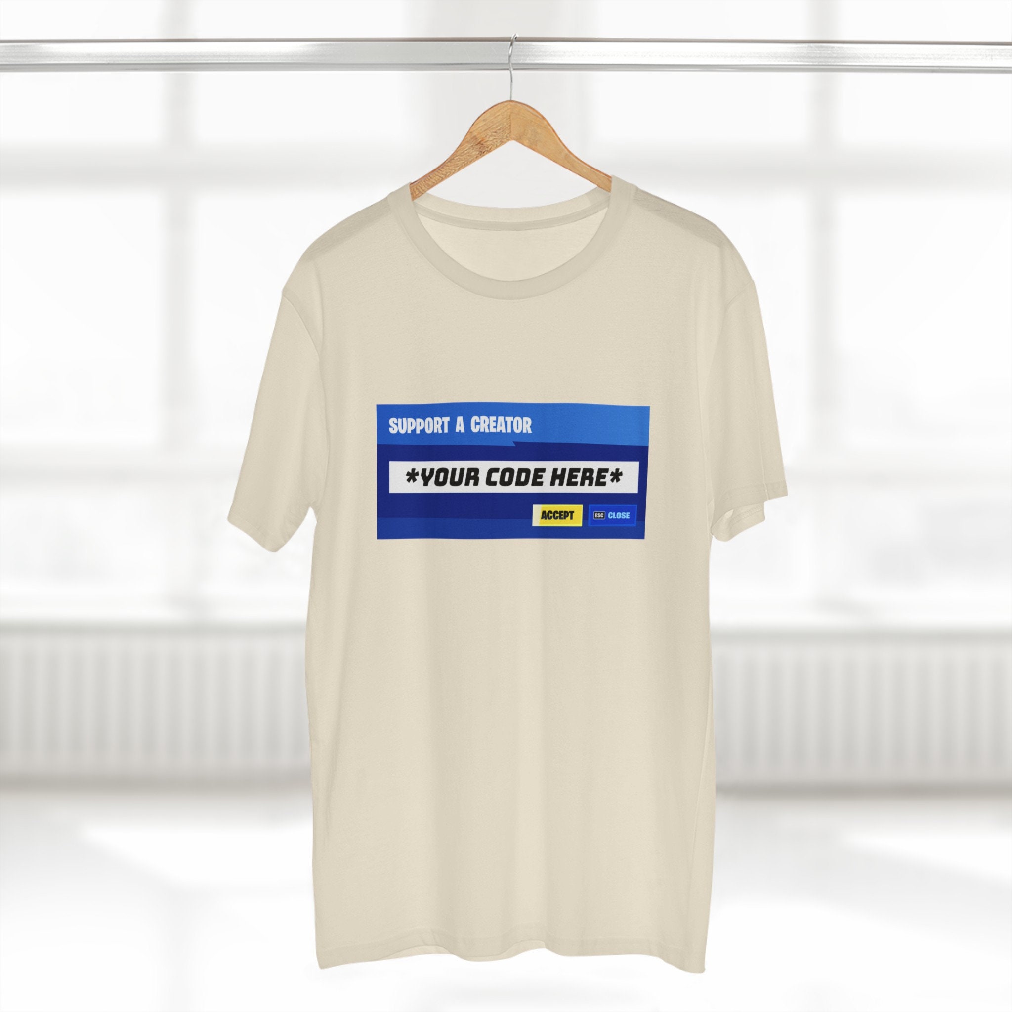 Personalised Support a Creator Men's Staple Tee - Etsy