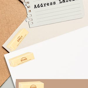 Realistic Butter Stick Return Address Labels, Set of 20 | Creative ...