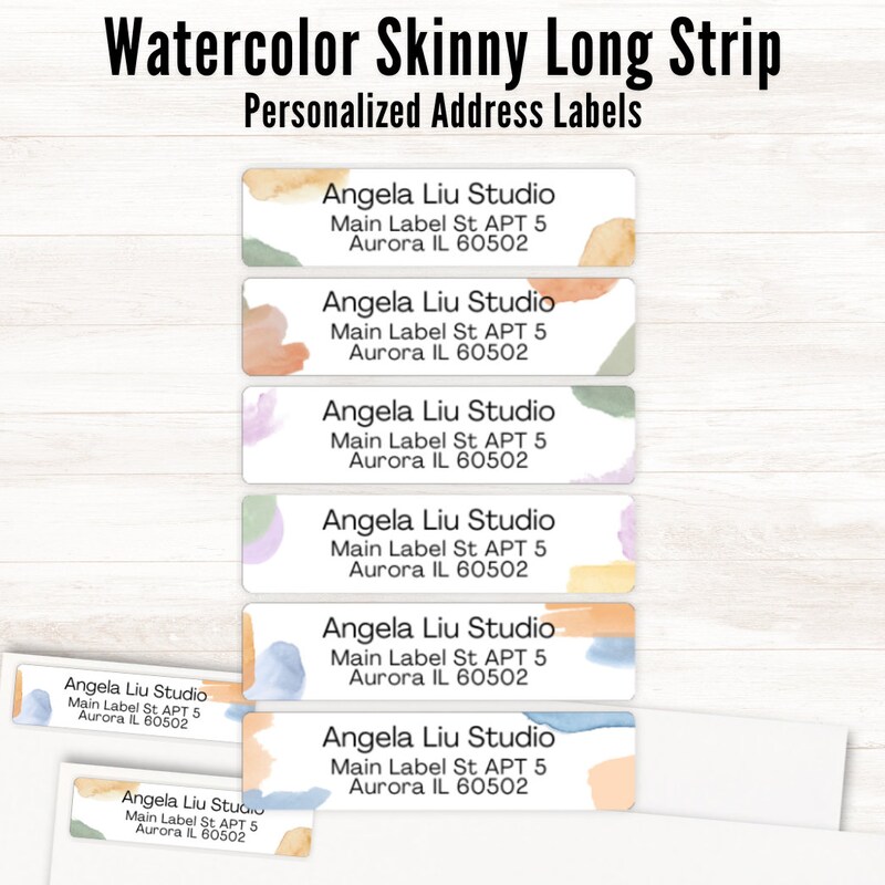 Personalized Self Adhesive Address Labels - Etsy