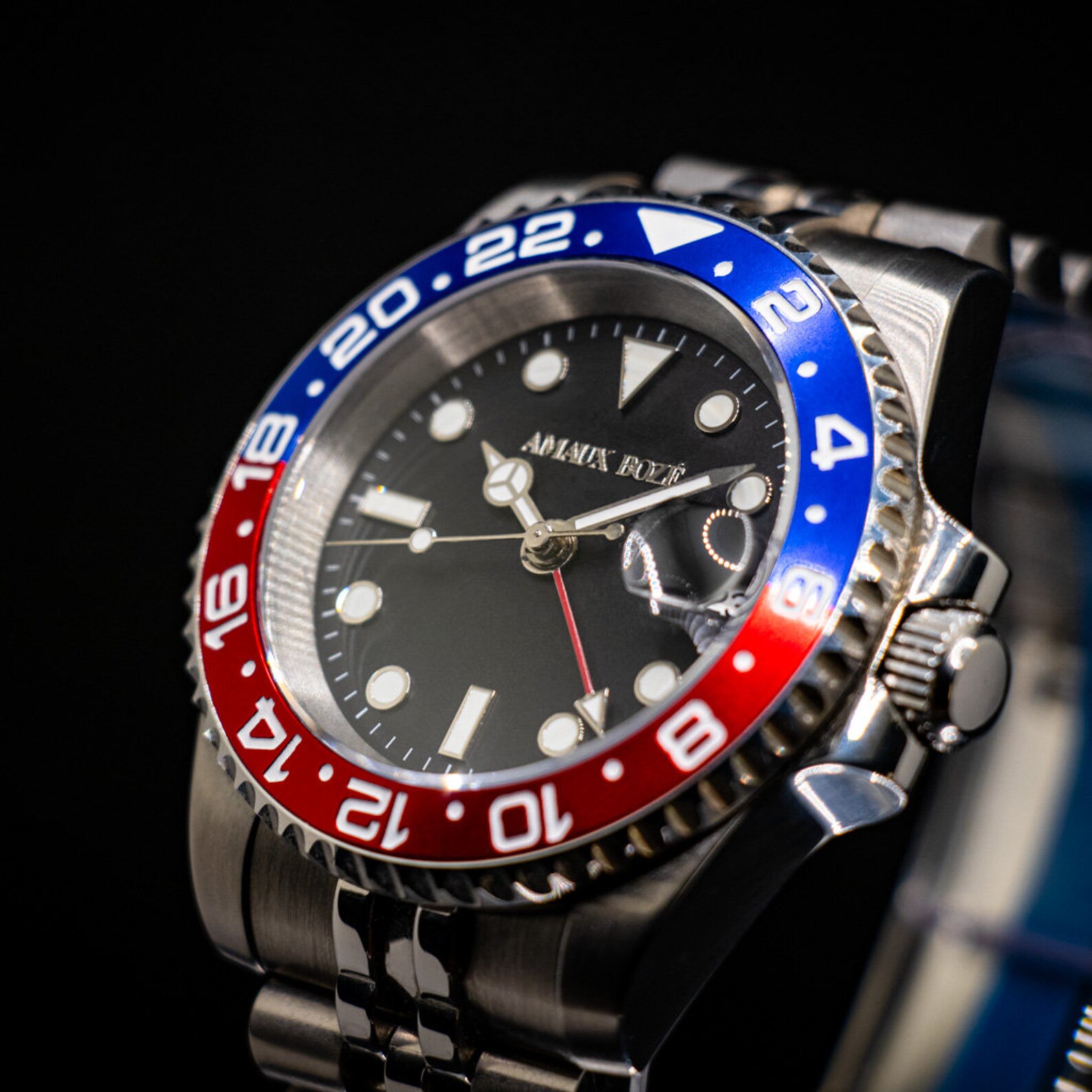 GMT Automatic Dual Time Watch - Travel Companion - Casual, Outdoor ...