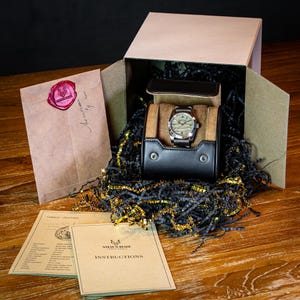 Unique Desert Inspired Luxury Automatic Watch - Arabic Dune Dial ...