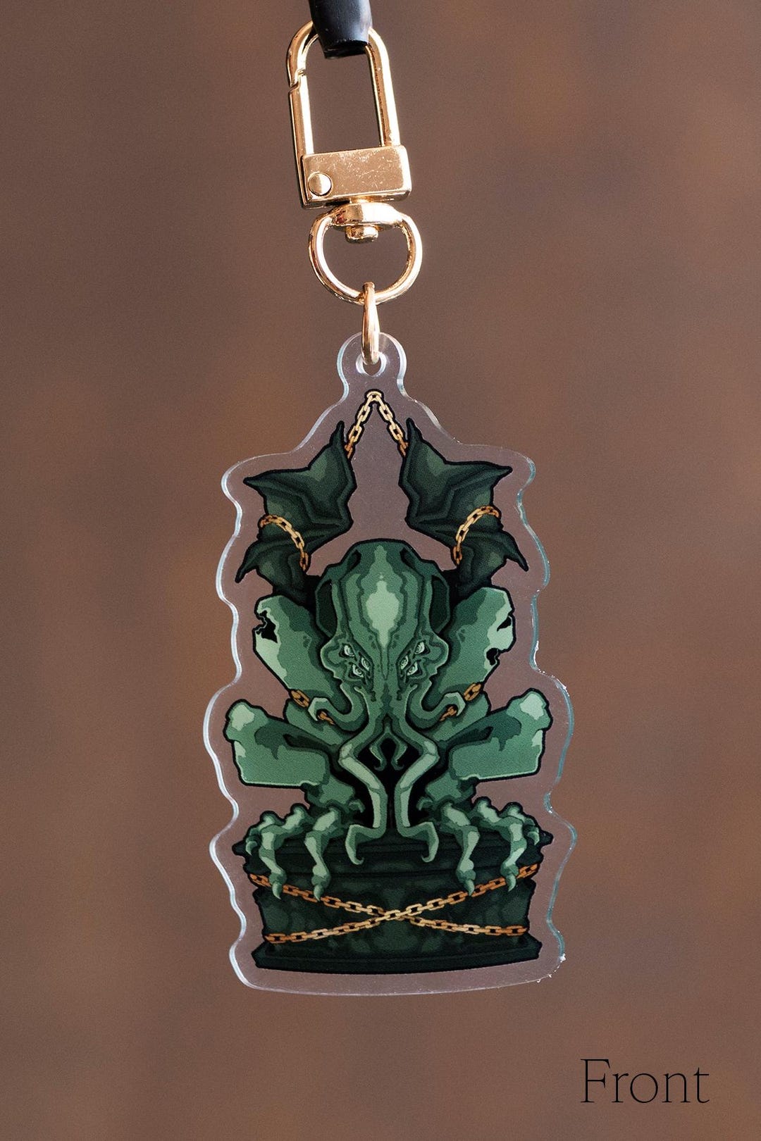 Statue of a Great Old One - Cthulhu Keychain - Etsy