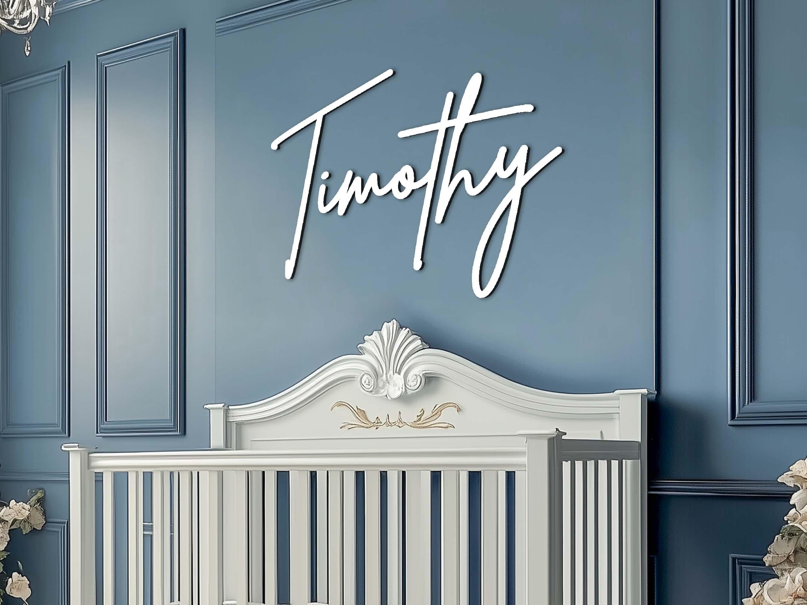 Custom Baby Name Sign, Personalized Wooden Name Sign, Wall Decor ...