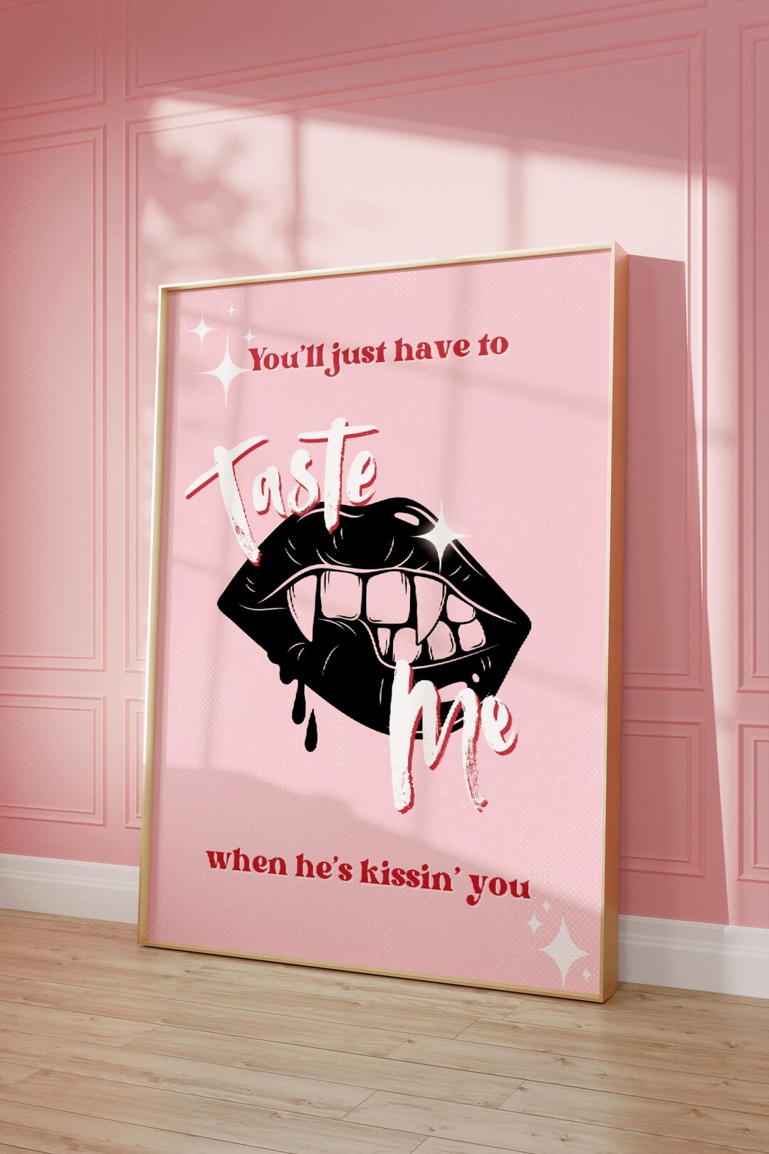 Sabrina Carpenter Poster, Taste Lyrics Wall Art, Sabrina Carpenter ...