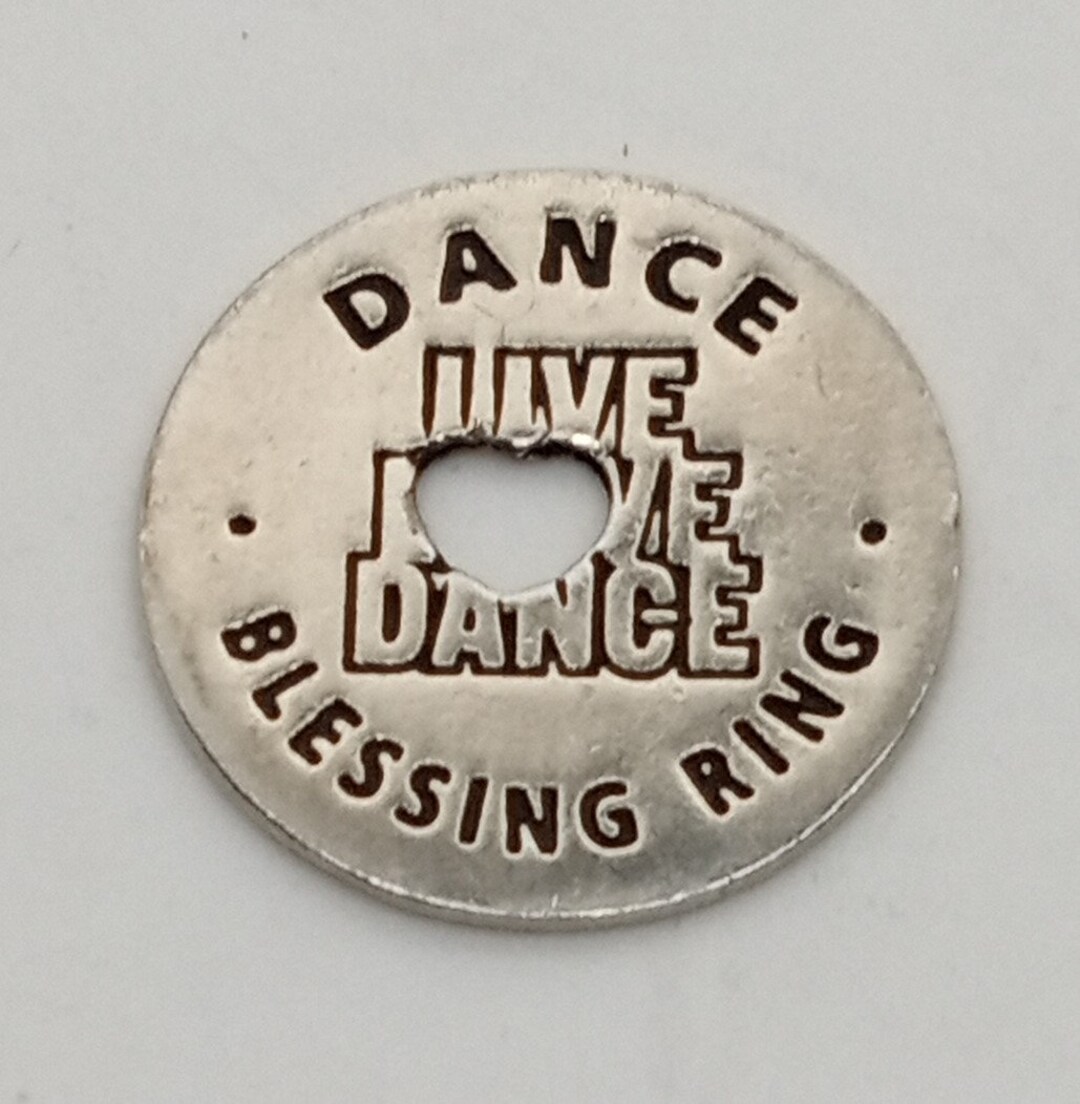Dance Blessing Ring Token - Pewter - Etsy