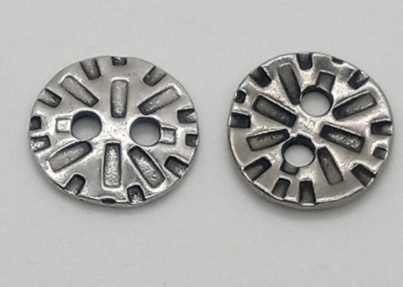 Tierracast Round Radiant Button Closure - Choice of 3 Colors - Lead ...