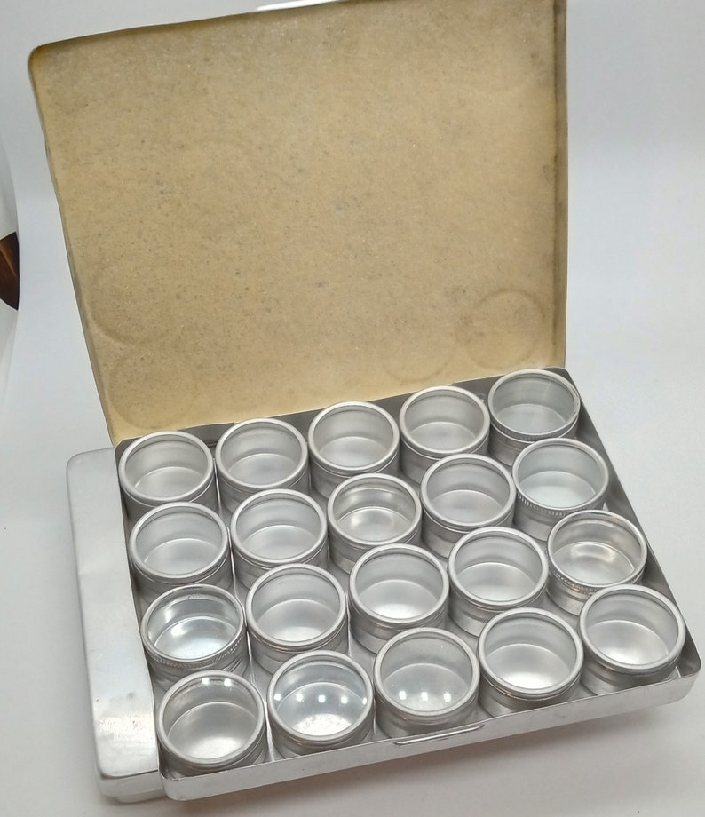 Aluminum Metal Organizer Box With 20 Containers - Etsy